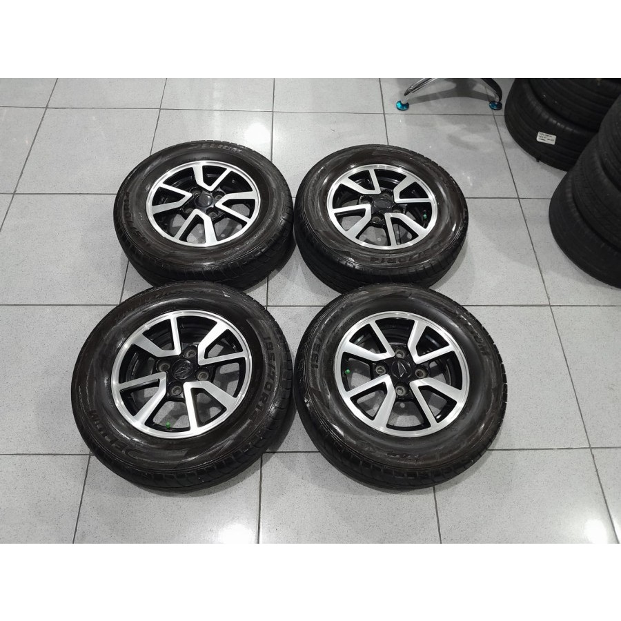 Jual VELG MOBIL BEKAS REPLIKA XENIA RING 14 PCD 4X114 PLUS BAN 195-70 ...