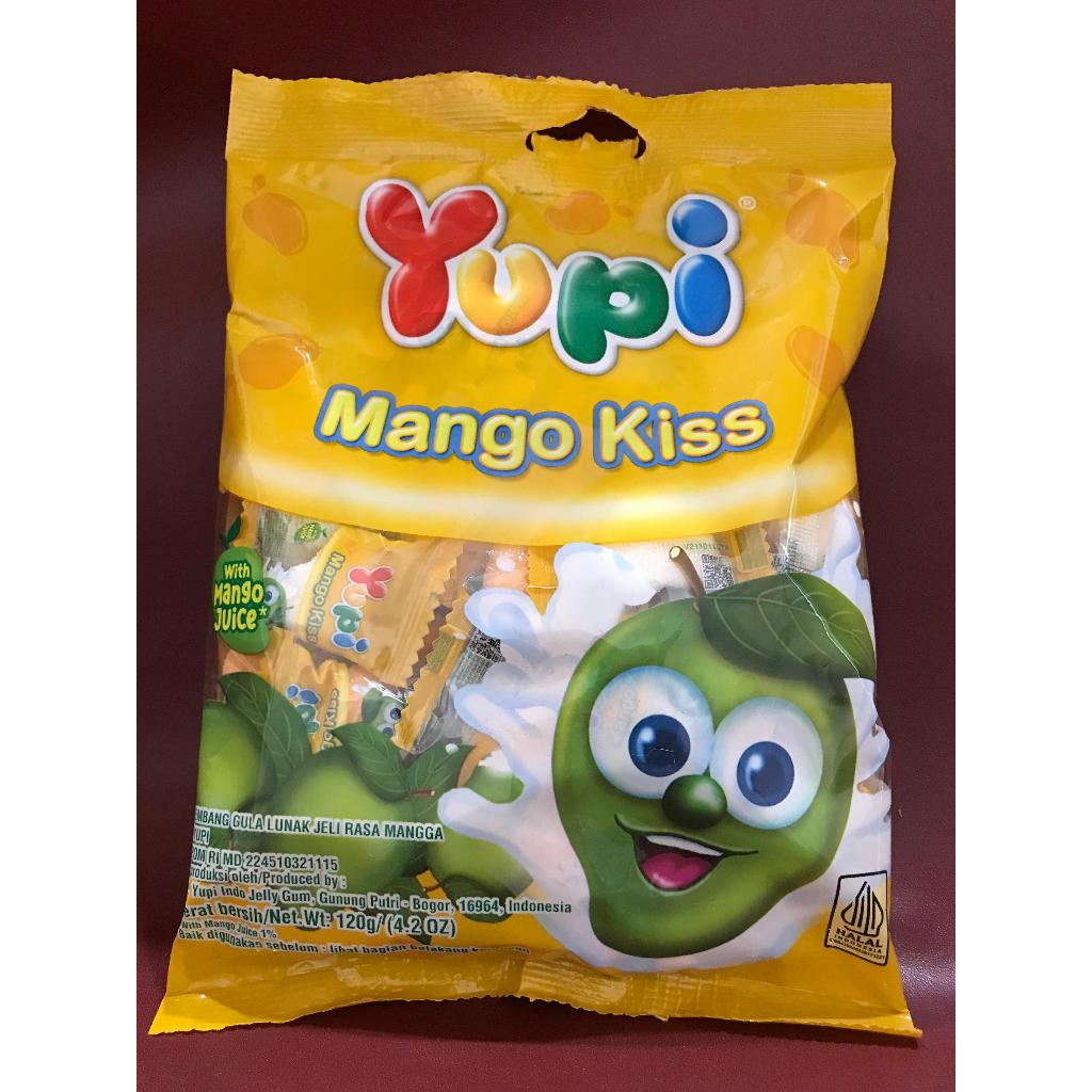 Jual Yupi Mango Kiss 120G - Permen Yupi Rasa Mangga | Shopee Indonesia