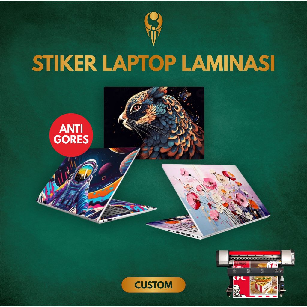 Jual STIKER LAPTOP LAMINASI CUSTOM - SOLDIMPRO | Shopee Indonesia
