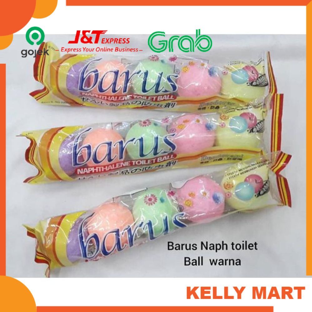 Jual Kamper Bola Warna Isi 5 / Kamper Barus Toilet Ball / Kamper Toilet ...