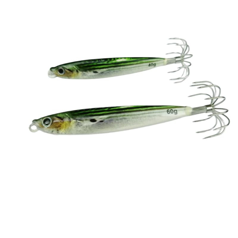 Jual jig cumi umpan cumi realistik bahan timah full GID | Shopee Indonesia