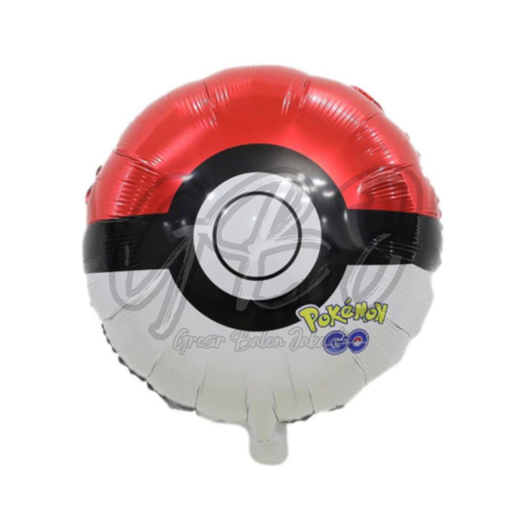 Jual Balon Foil JUMBO Pokemon / BULAT Pokeball (Pikachu, Charmender ...