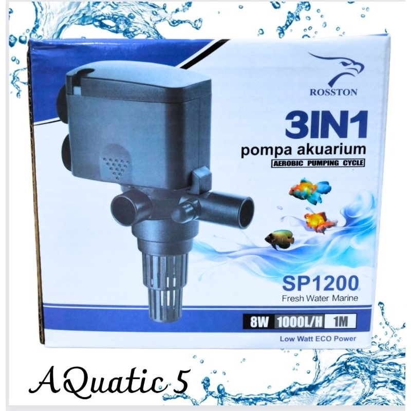 Jual ROSSTON SP 1200 Pompa Aquarium Aquascape kolam kecil | Shopee ...