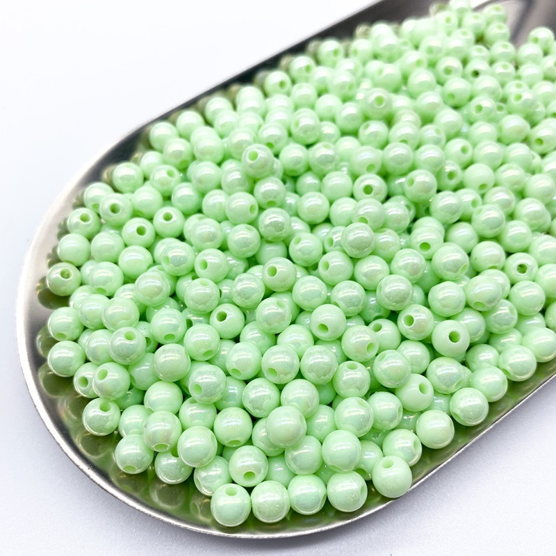 Jual Mutiara sintetis 100 PCS warna permen DIY gelang manik-manik ...