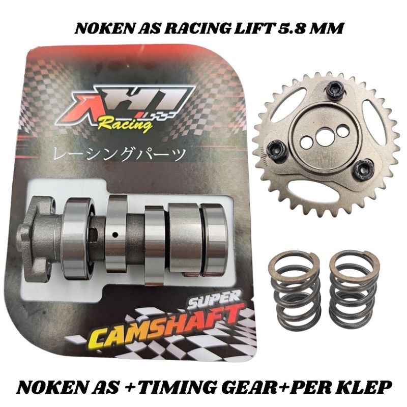 Jual PAKET NOKEN AS CAM RACING RRA BEAT SCOOPY SPACY KARBURATOR KVY ...