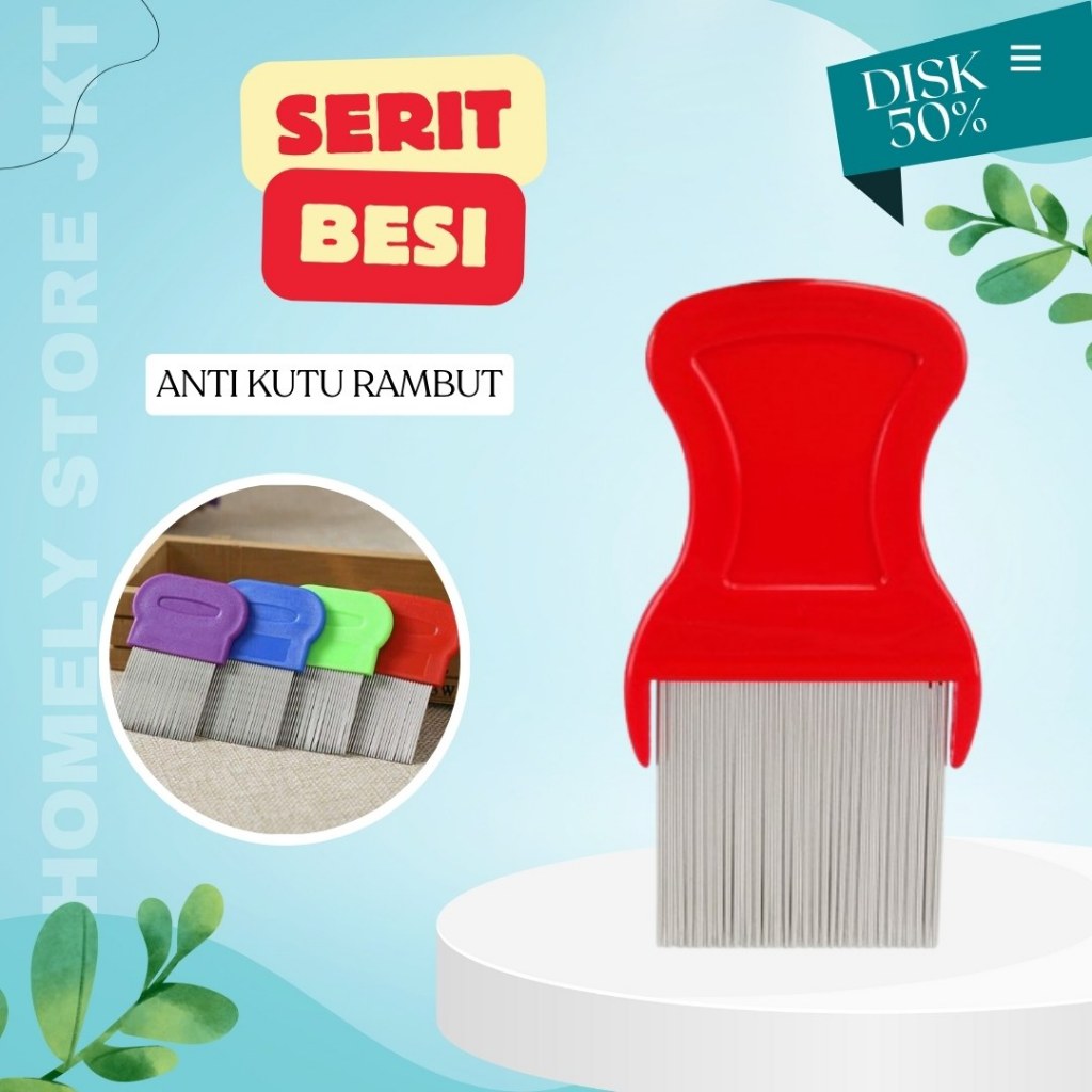 Jual Serit Kutu Rambut Besi - sisir rambut kutu | Shopee Indonesia