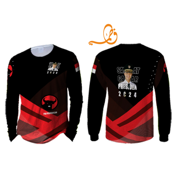 Jual baju kaos partai PDI keren fullprint murah dengan harga terjangkau ...