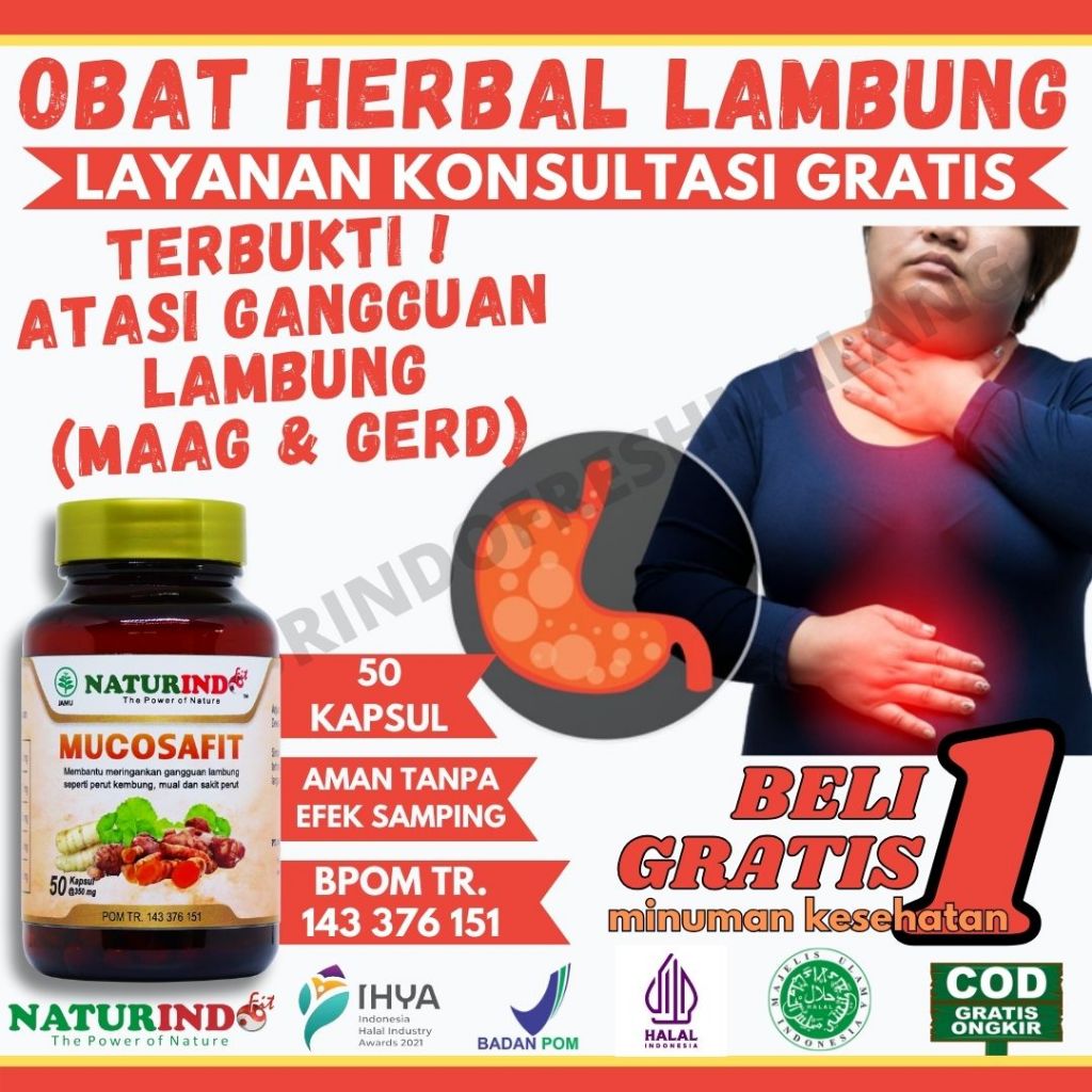 Jual Obat Herbal Asam Lambung Maag Magh GERD Kembung Masuk Angin Begah ...