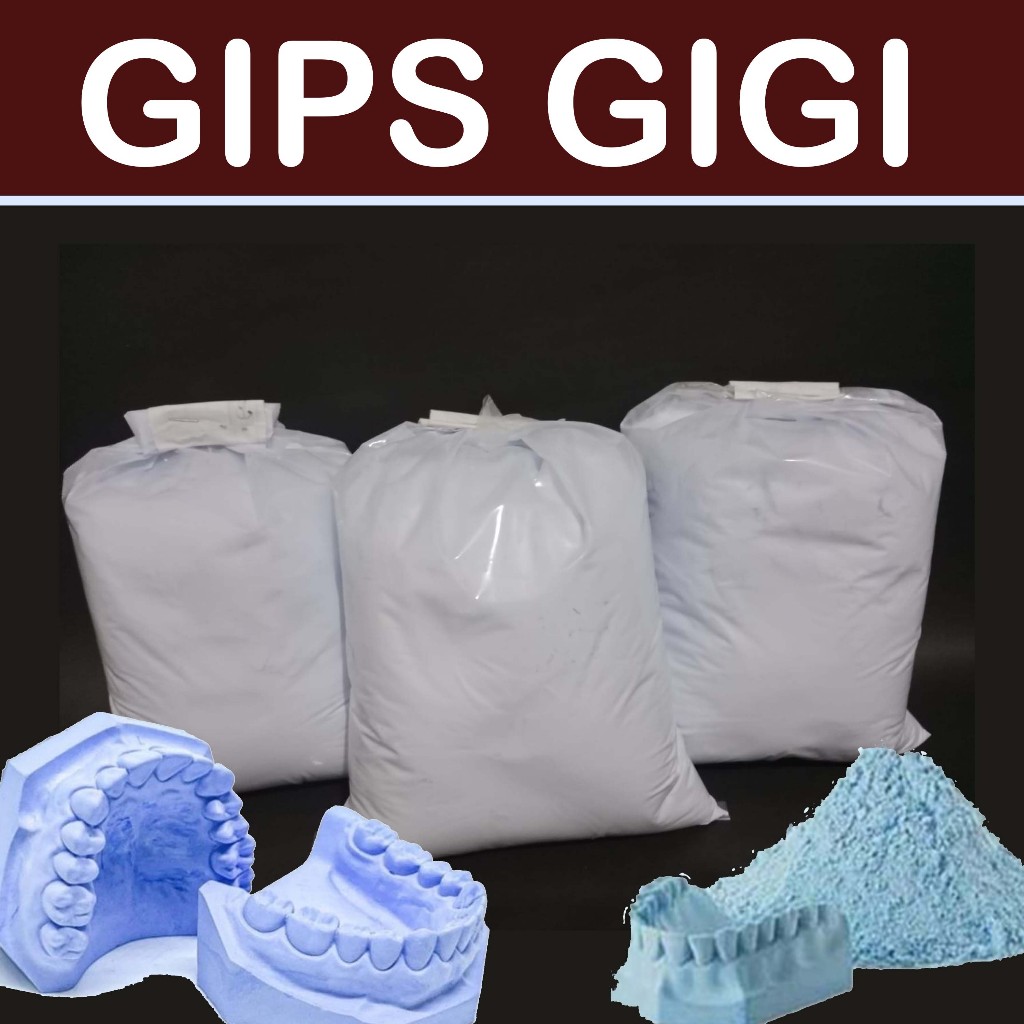 Jual DENTAL GIPS STONE TYPE 2 (1KG) | Shopee Indonesia