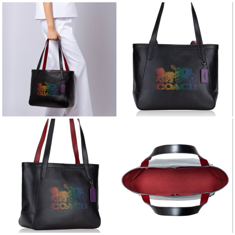 Jual Rare COC Tote Bag Wanita Hitam Kuda Gunmetal Original / COC C7221 ...