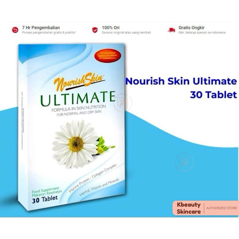 Jual Nourish Skin Ultimate New Formula 15 tablet | Shopee Indonesia