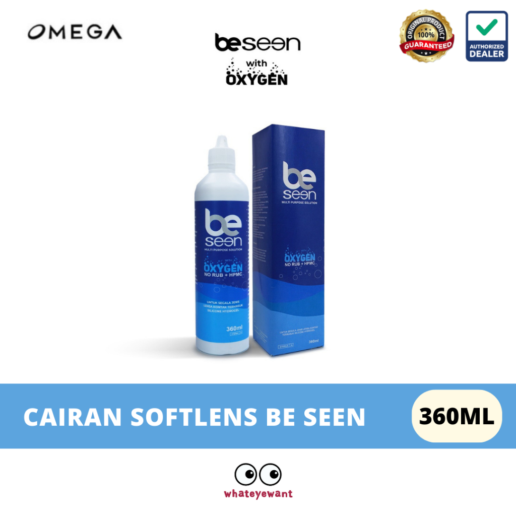 Jual Omega Be Seen Oxygen Cairan Softlens 360ml Multi Purpose Solution ...
