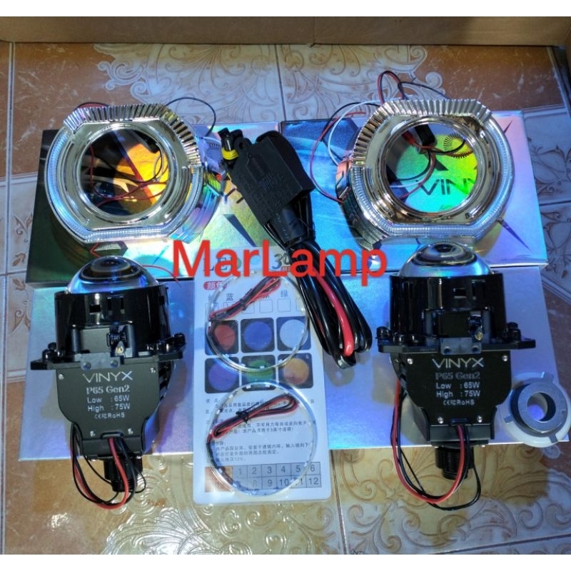 Jual Paket Kumplit BiLED Vinyx P65 65Watt 1 Sett | Shopee Indonesia