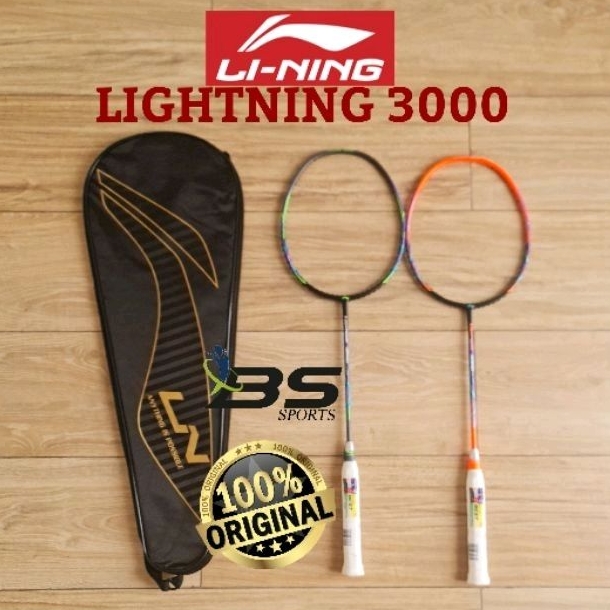 Jual RAKET BADMINTON LINING LIGHTNING 3000 ORIGINAL | Shopee Indonesia