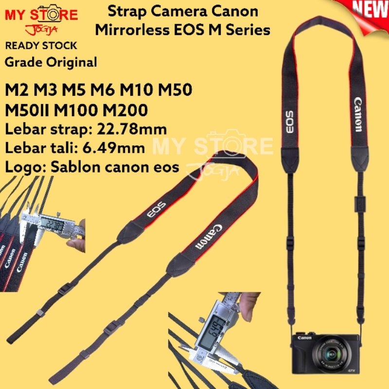 Jual Shoulder Strap tali kamera mirrorless camera canon EOS M M2 M3 M5 ...