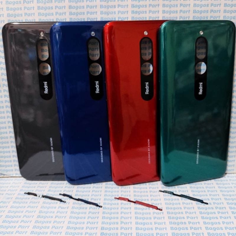 Jual Backdoor Back Casing Xiaomi Redmi 8 Backdor + Tombol Luar On Off ...