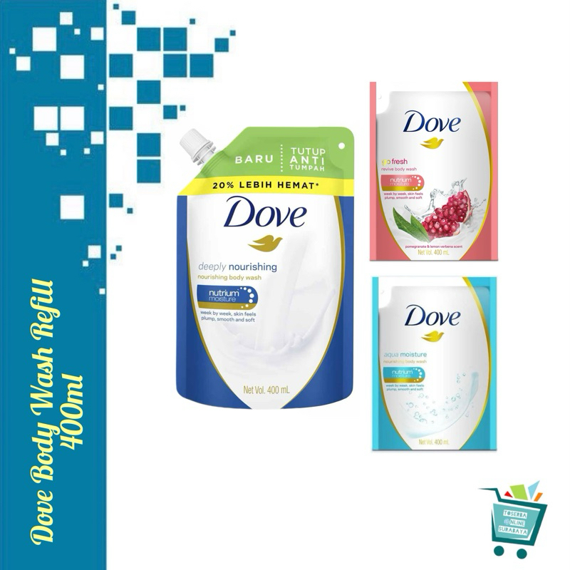 Jual Dove Body Wash Sabun Mandi Cair Refill Deeply Nourishing / Go ...