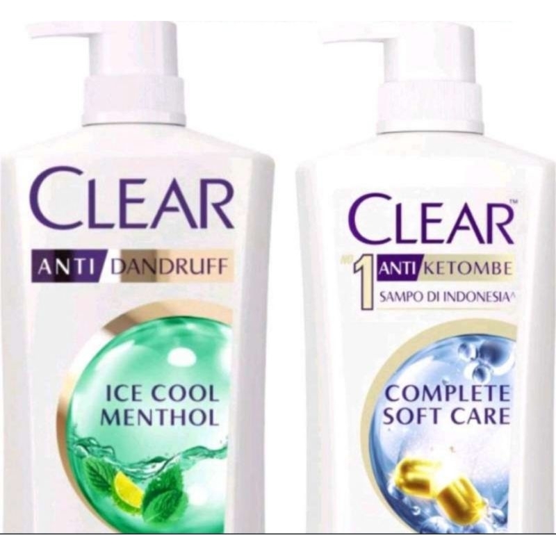 Jual clear ice cool menthol dan complete soft care 850ml | Shopee Indonesia