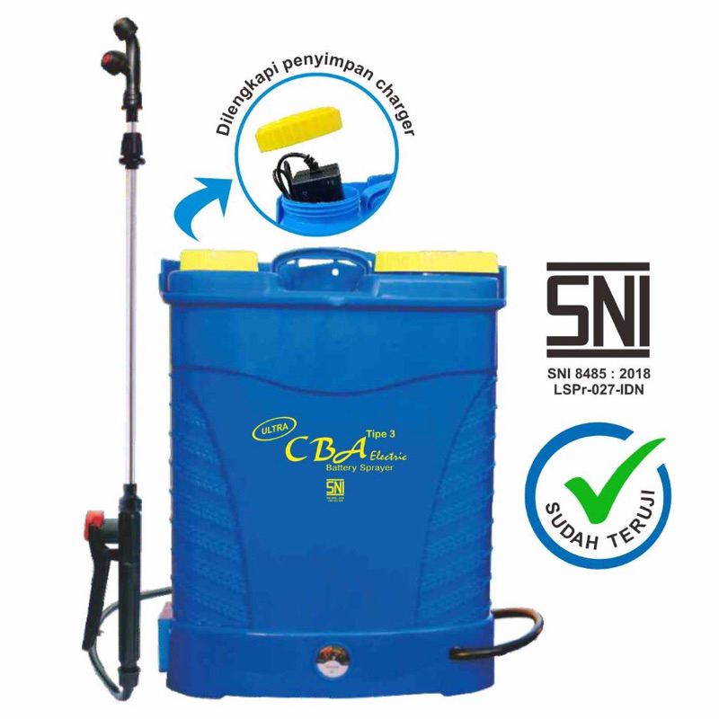 Jual SPRAYER TANGKI CBA TIPE 3 ELEKTRIK 16 L semprot pertanian | Shopee ...