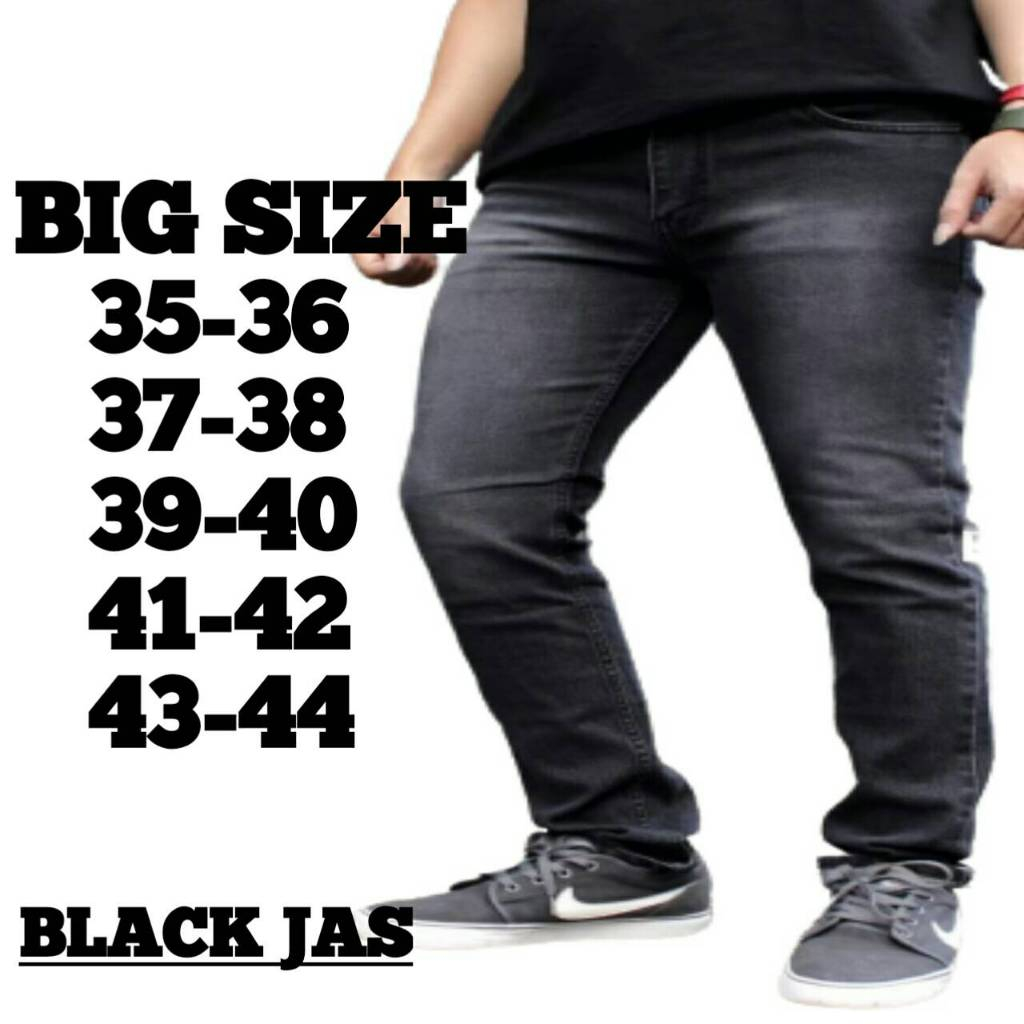 Jual CELANA JEANS PRIA UKURAN JUMBO/celana pria jumbo /BIG SIZE MELAR JEANS SLIMFIT 27 sampai 42 ...