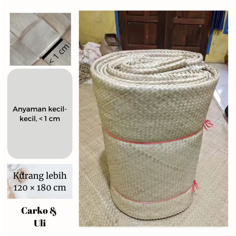 Jual Samak pandan kurang lebih 120 × 180 cm tikar anyaman samak pandan ...