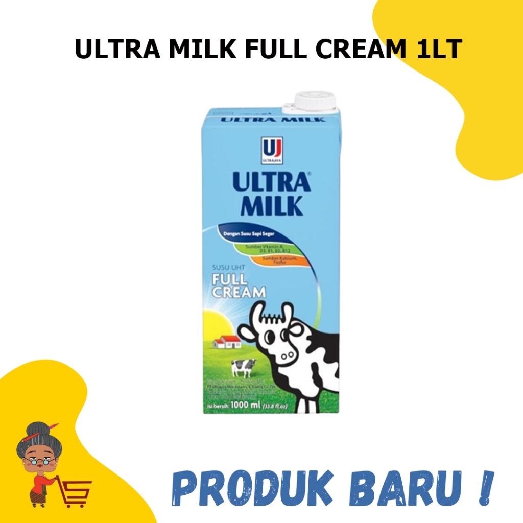 Jual SUSU ULTRA UHT 1lt / SUSU ULTRA 1 LITER / SUSU ULTRA UHT / ULTRA ...