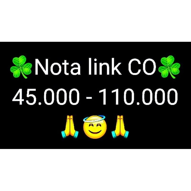 Jual Nota link | Shopee Indonesia
