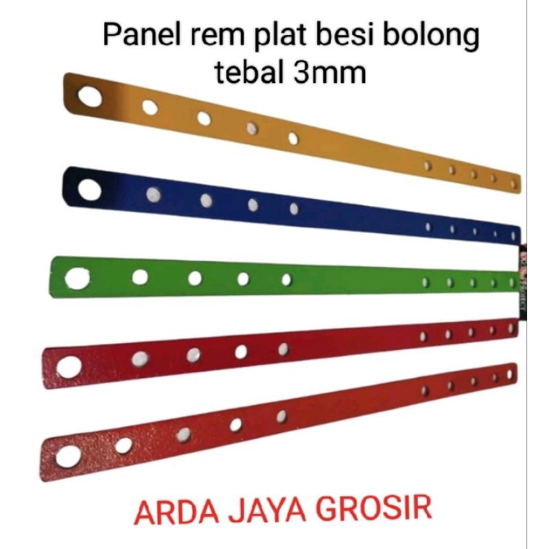 Jual Panel rem besi plat besi bolong uneversal tebal 3mm warna | Shopee ...