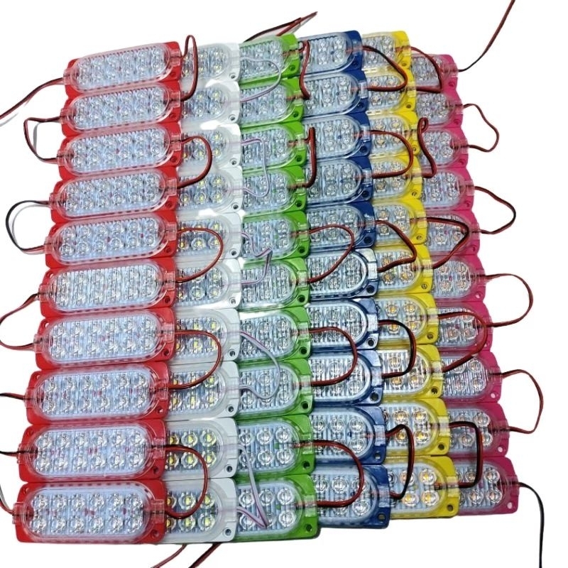 Jual Lampu Kolong Modul LED 12 Mata Plasma Supersonic 12 - 24 Volt COB Ultrasonic Truk Bus Fuso ...