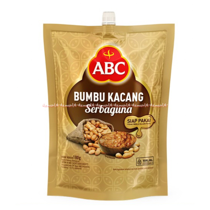 Jual ABC Bumbu 180gr Kacang Serbaguna Siap Pakai Kemasan Pouch a.b.c ...