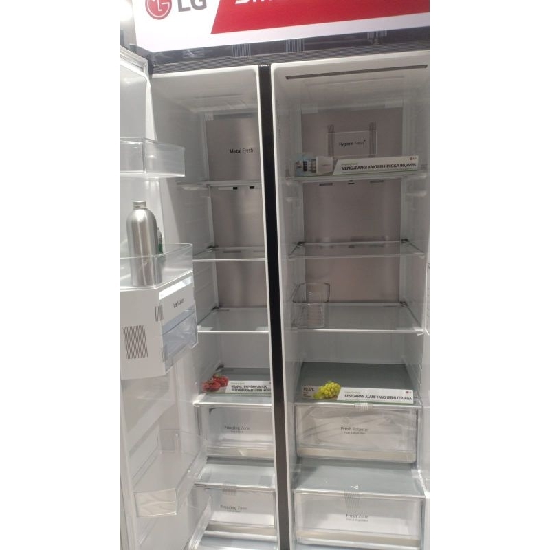 Jual LG GC-B257SQZL KULKAS SIDE BY SIDE INVERTER 697 L GCB257SQZL | Shopee Indonesia