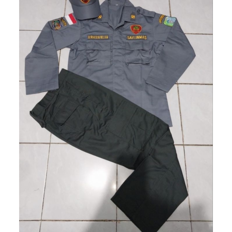 Jual SERAGAM LINMAS TERBARU LENGKAP SATU SETEL+TOPI #*PREMIUM | Shopee ...