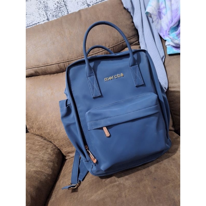 Jual Merche Bree Bags Navy | Shopee Indonesia