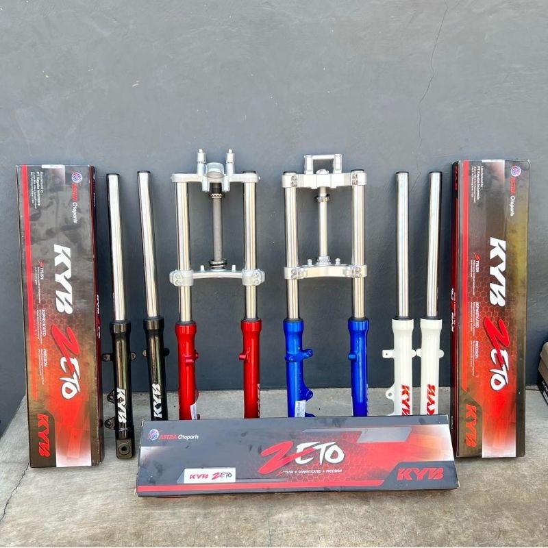 Jual Shock Depan Skok Depan Set KYB ZETO ORIGINAL AS 33 SET SEGITIGA NINJA import pnp HONDA ...