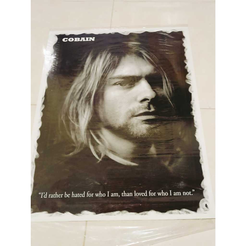 Jual Poster Nirvana kurt cobain note ukuran jumbo | Shopee Indonesia