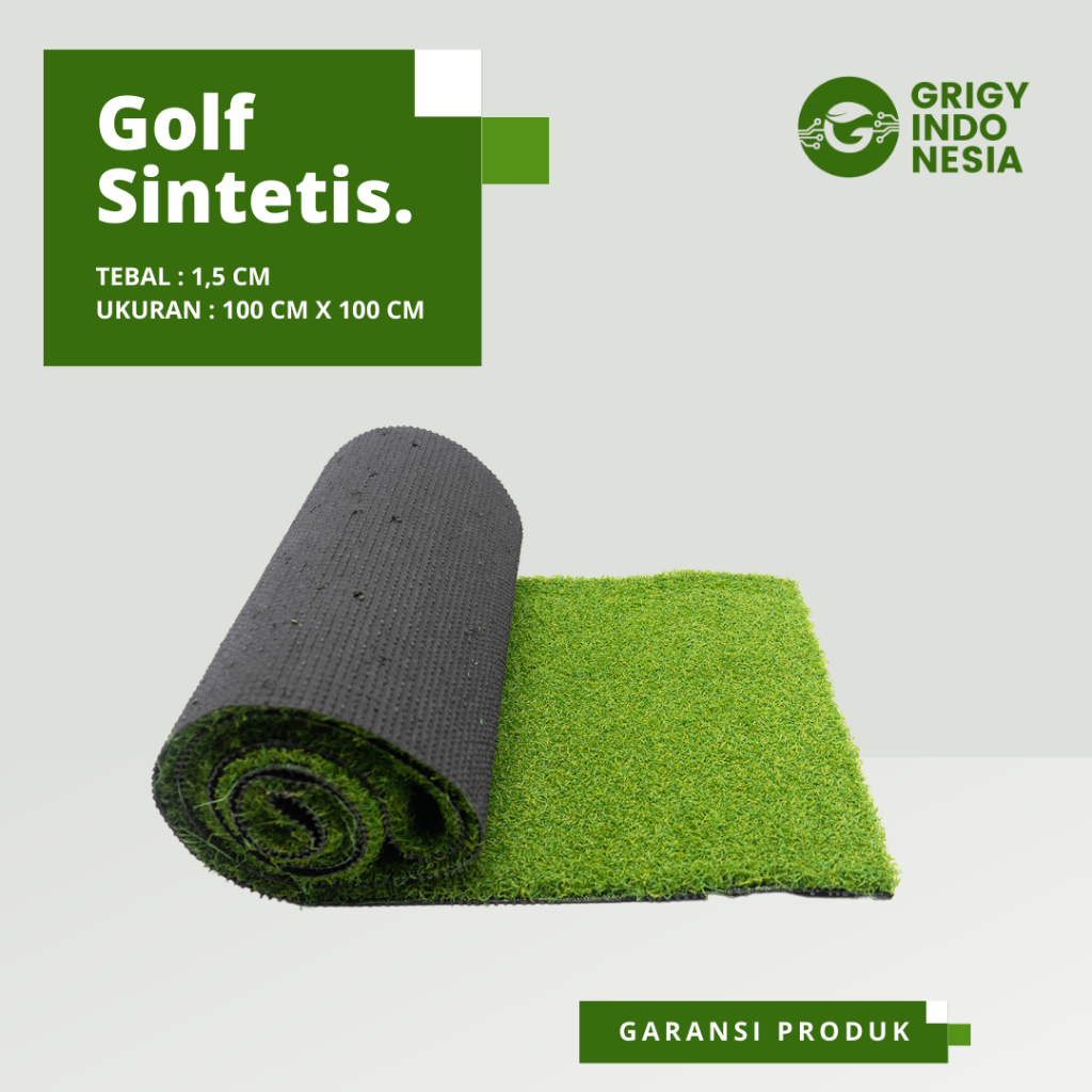 Jual RUMPUT SINTETIS GOLF PREMIUM KETINGGIAN1,5 CM | Shopee Indonesia