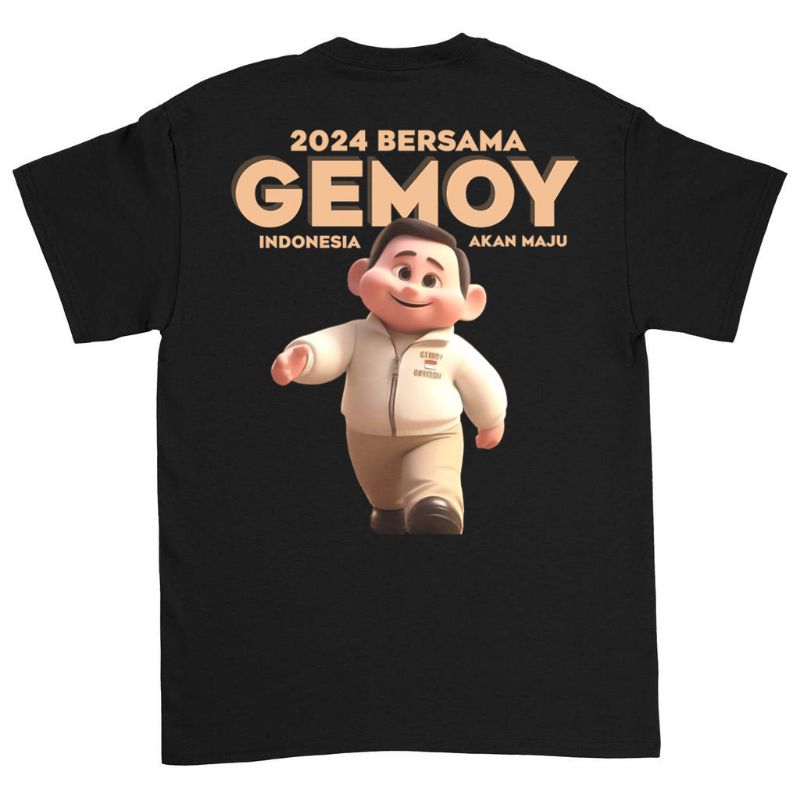 Jual KAOS PRABOWO KARTUN GEMOY | T-SHIRT BAJU GAMBAR PRABOWO | KAOS ...