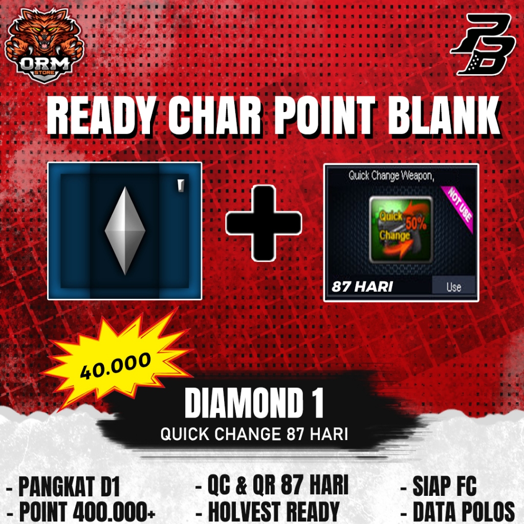 Jual CHAR POINTBLANK / AKUN POINTBLANK / CHAR PB / AKUN PB - DIAMOND 1 | Shopee Indonesia