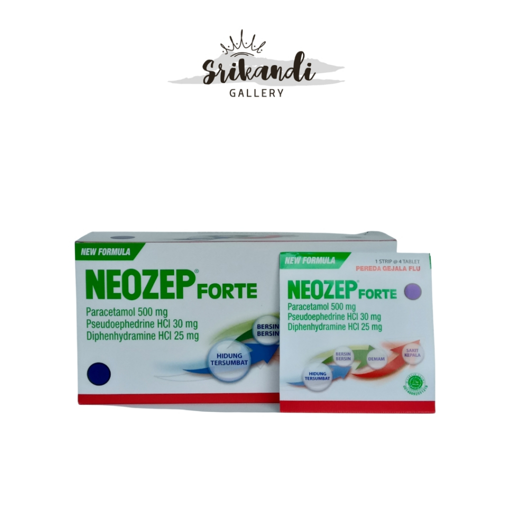 Jual NEOZEP FORTE PEREDA GEJALA FLU 1 BOX ISI 25 STRIP (1 STRIP 4 ...