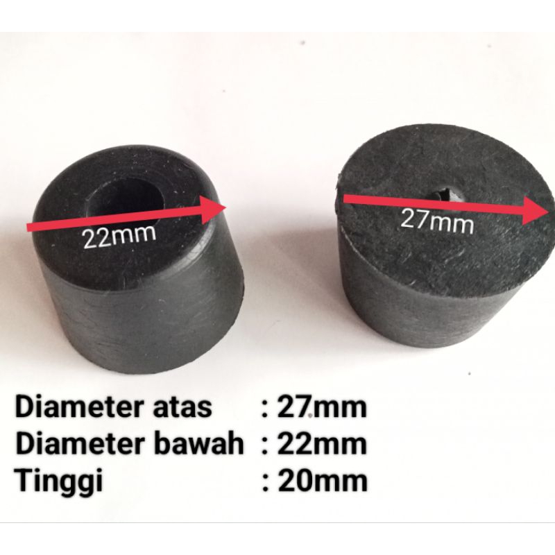Jual karet MLTF, Karet bulat 22x27, karet kaki Sanyo, box ampli speaker ...