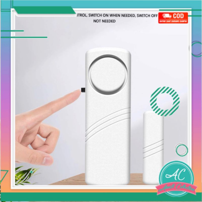 Jual Alarm Pintu Anti Maling Baterai AAA Bunyi Saat Pintu Terbuka ...