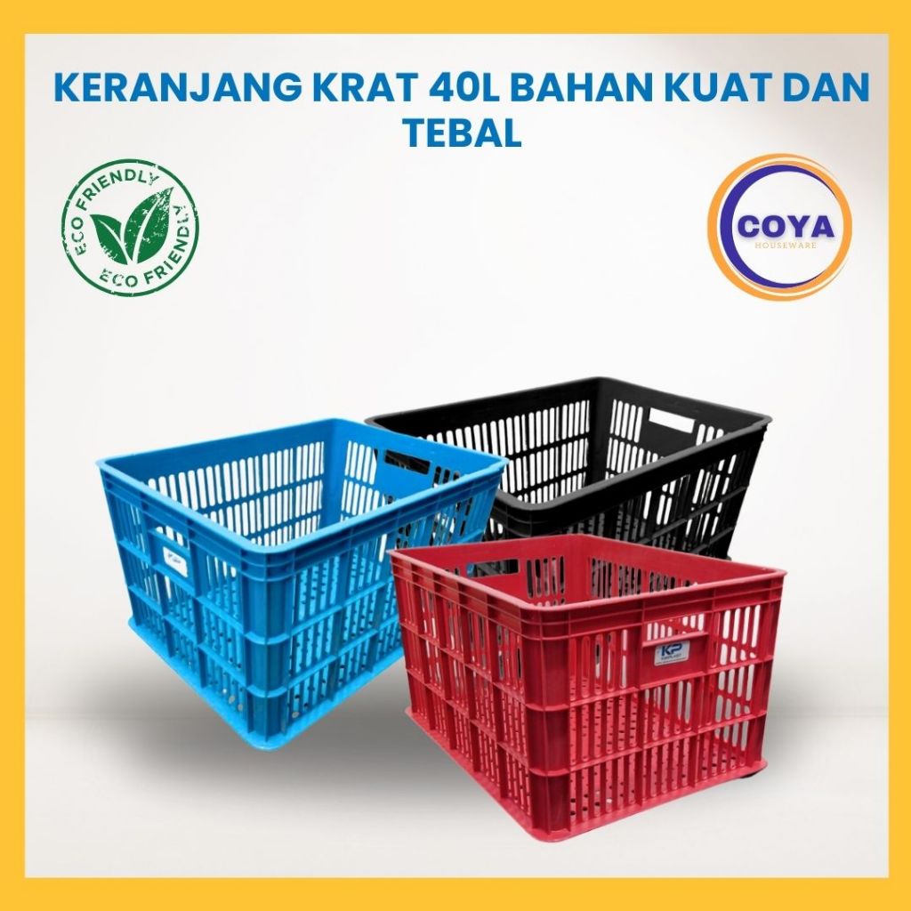 Jual KERANJANG KRAT KIMPLAST UKURAN 40LITER MURAH BAHAN TEBAL I ...