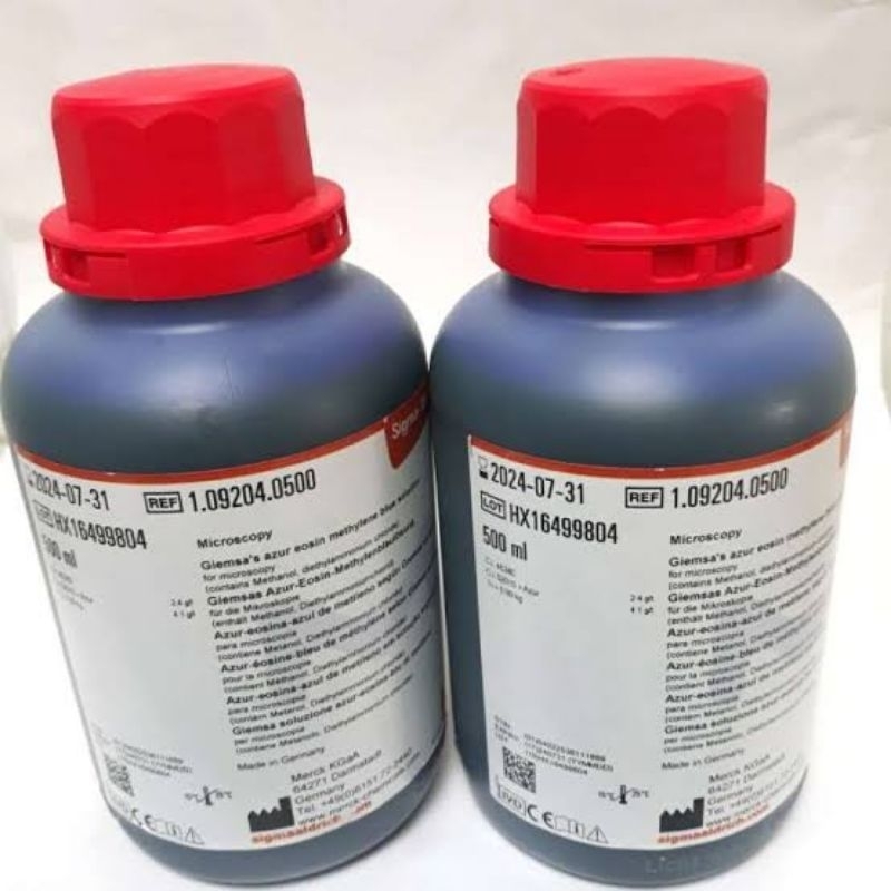 Jual Giemsa 500 ml e merck / Giemsa / cat giemsa eosin / Giemsa merck / Giemsa / hapusan giemsa ...