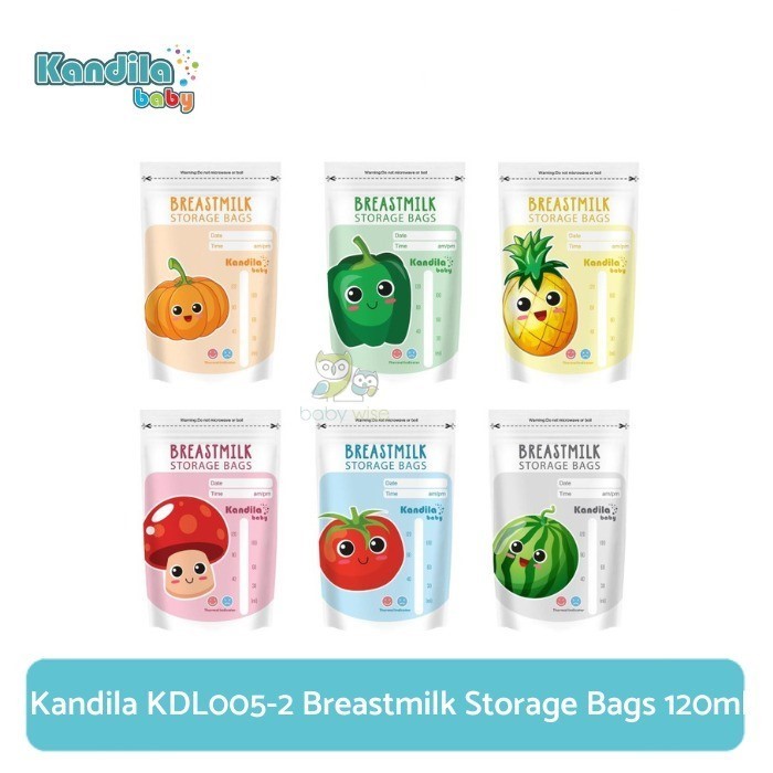 Jual Kandila KDL005-2 Breastmilk Storage Bags 120ml | Shopee Indonesia
