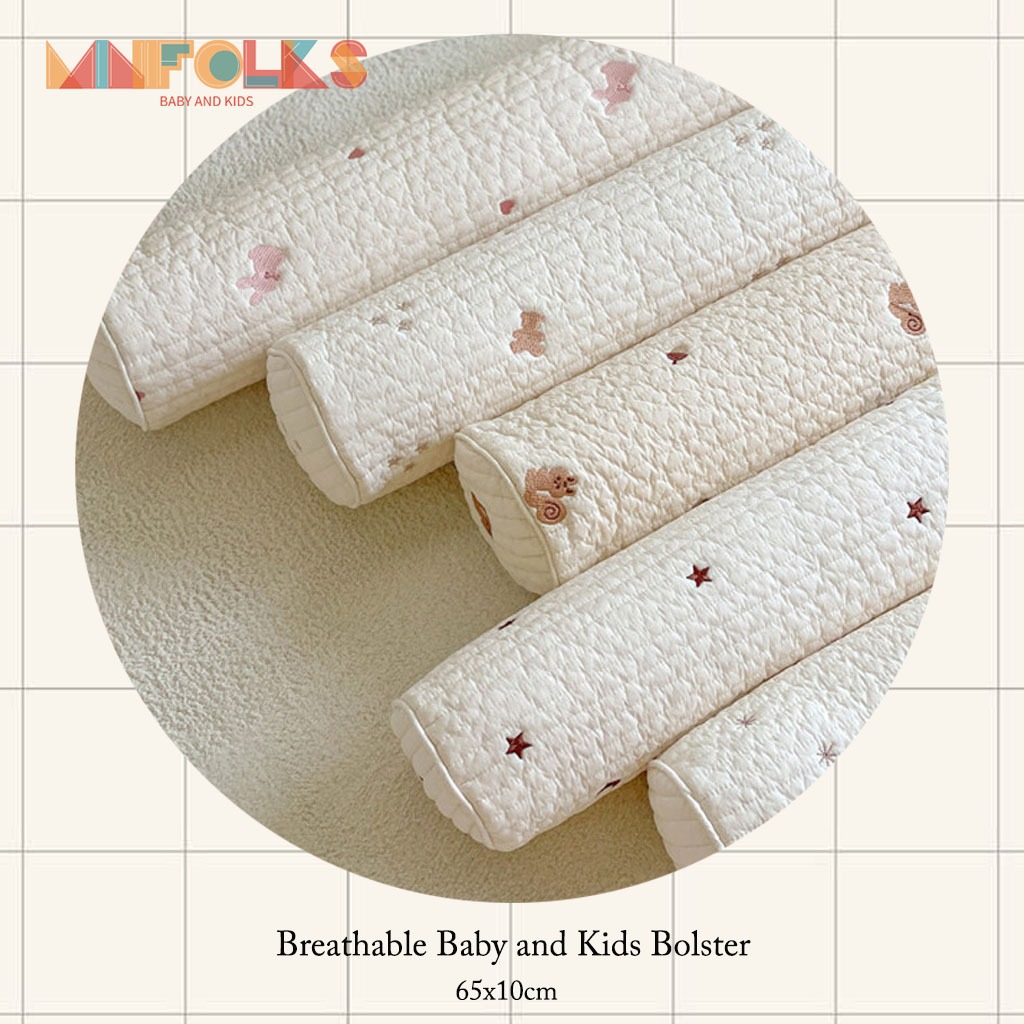 Jual Minifolks BE109 - Breathable Baby and Kids Bolster Long Pillow ...