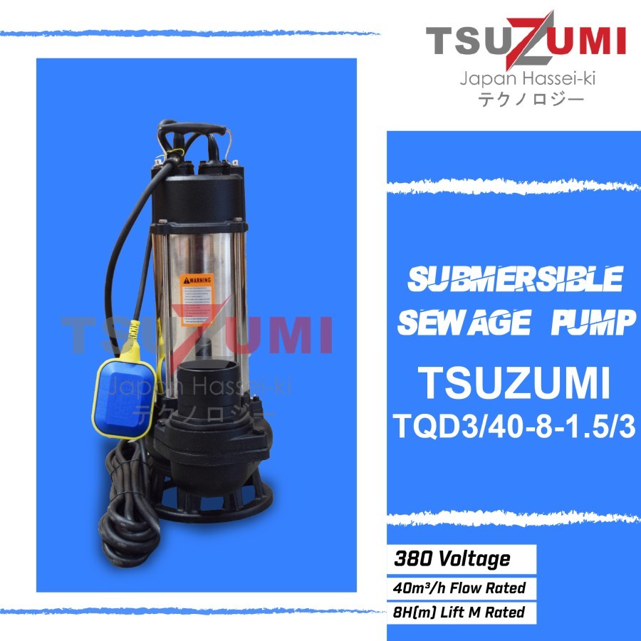 Jual Pompa Celup 3 inch 3 phase 2 hp 1,5 kw Pompa Celup Air Kotor Auto ...