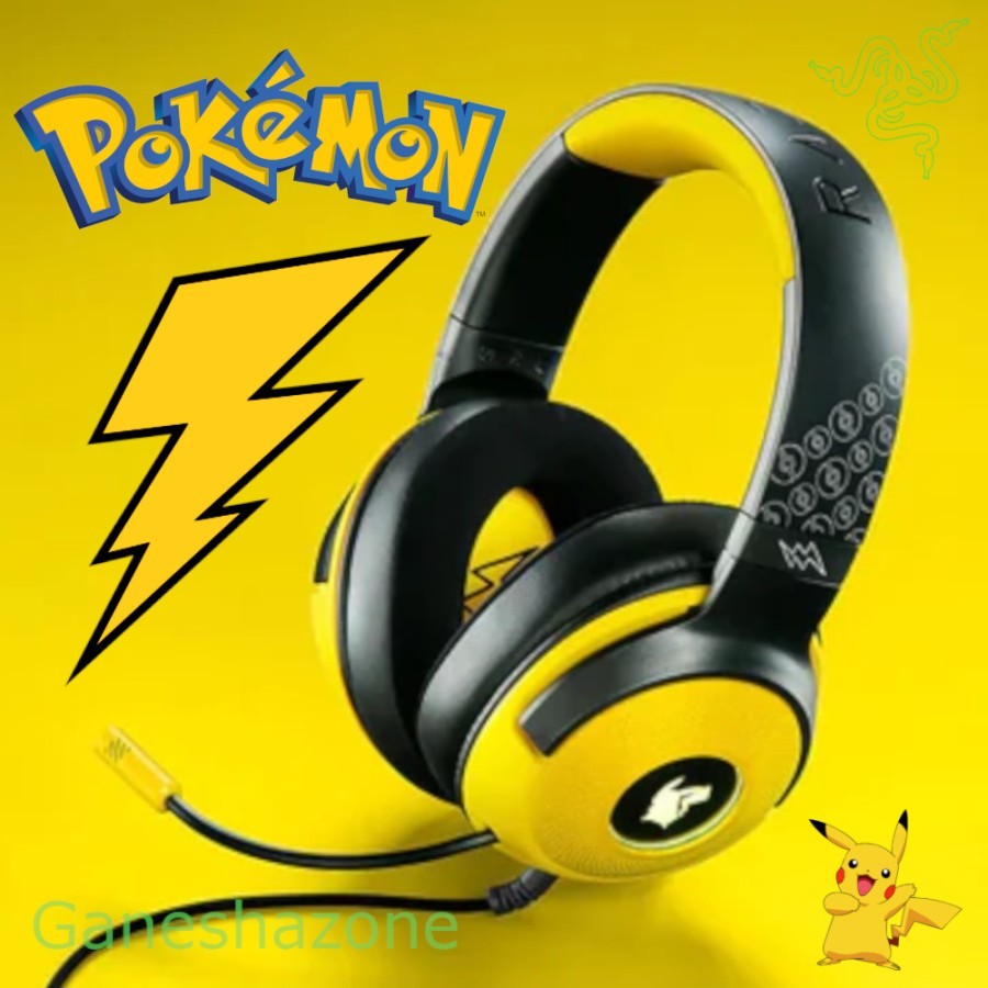 Jual Razer Kraken V3 X Wired USB Gaming Headset Pokemon Edition ...
