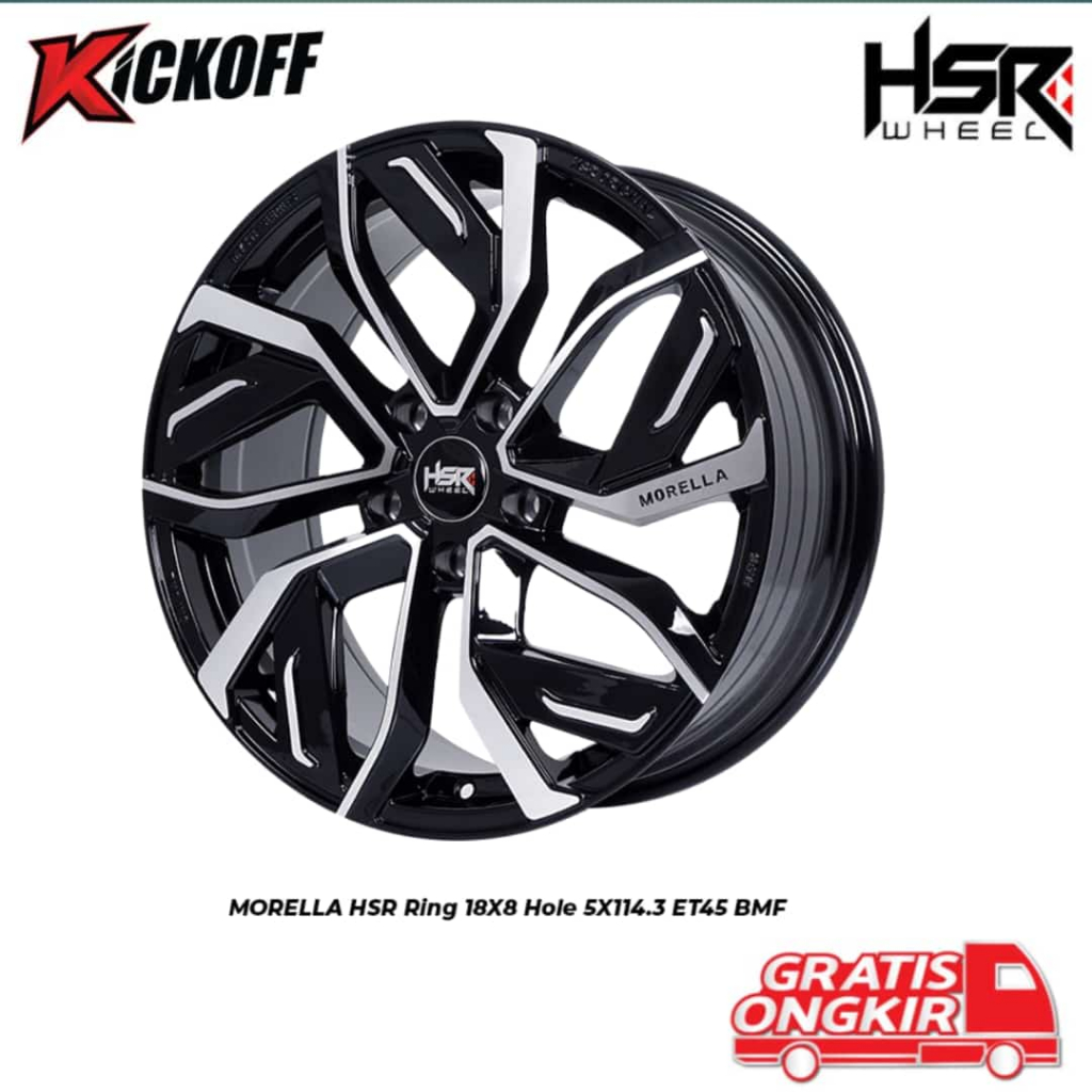 Jual Pelek Racing HSR MORELLA R18 Untuk Mobil ZENIX ALPHARD XFORCE ...