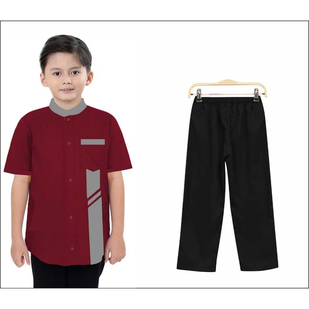 Jual Setelan Koko Anak Hafiz 1 - 12 TAHUN | Shopee Indonesia