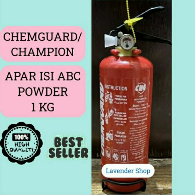 Jual APAR 1KG ABC POWDER CHEMGUARD / Tabung Pemadam 1 KG | Shopee Indonesia